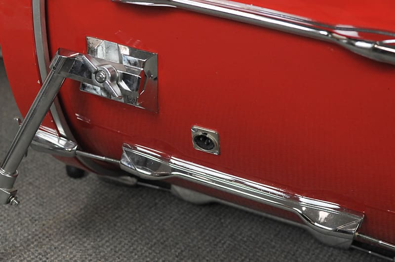 1980s Yamaha Recording Custom Hot Red Drum Set | Reverb