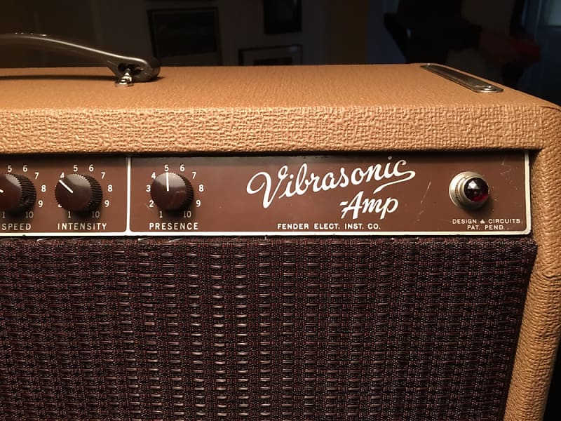 Fender Vibrasonic (5G13) 1959 Brown | Reverb