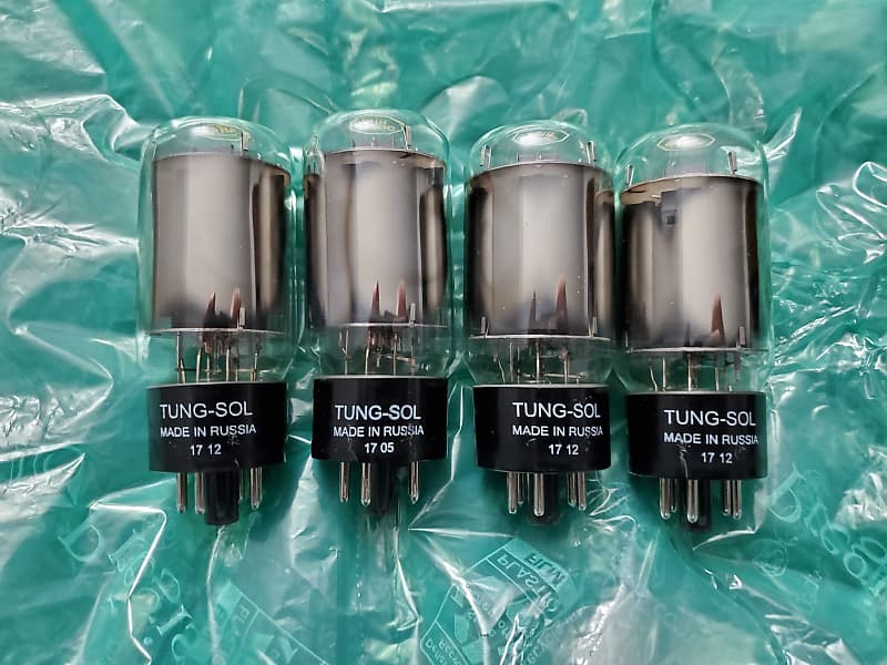 Tung-Sol 6L6GC quad | Reverb