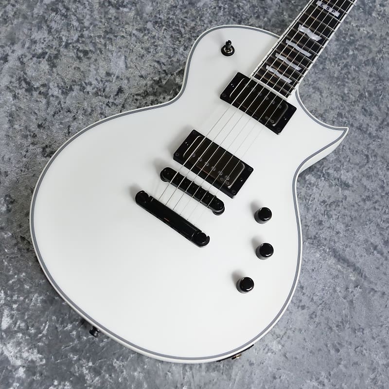 ESP E-II Eclipse EMG Snow White Satin [Made in Japan!!] | Reverb