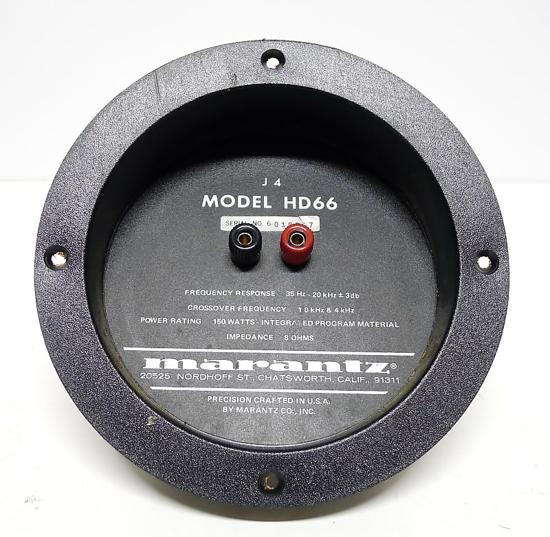 single Marantz HD66 Speaker Crossover Part #2 | Reverb