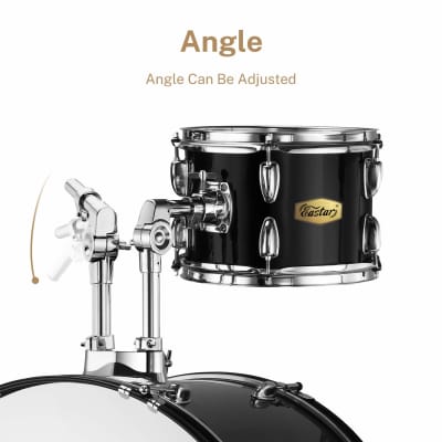 Drum Set 22 Inch For Adults, 5 Piece Full Size Drum Kit | Reverb