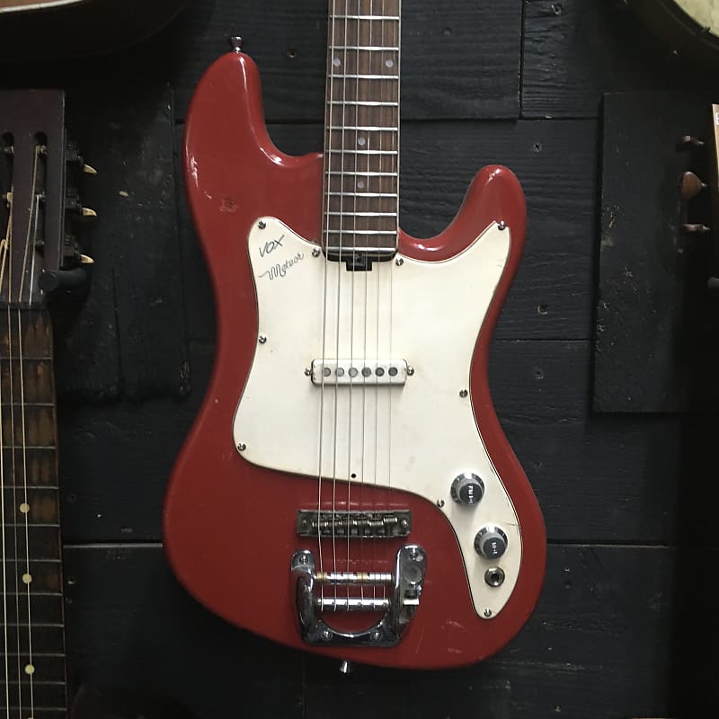 Vox Meteor 1960’s Red // fresh refret | Reverb