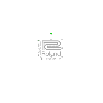 Logo ROLAND - Pack of Adhesive Vinyl Stickers Decal | Reverb France
