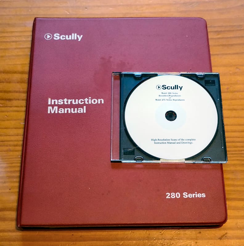 Scully 280 Series Professional Tape Recorders Instruction | Reverb