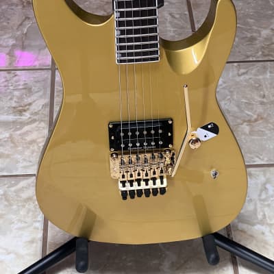 ESP LTD M-1 Custom '87 Electric Guitar - Metallic Gold | Reverb
