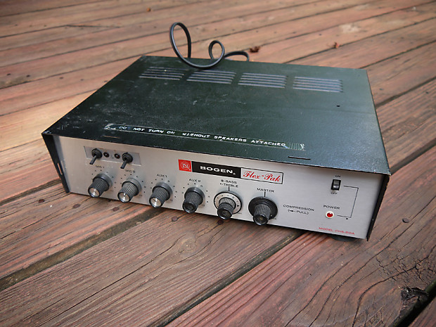 Bogen Flex Pak CHS-60A, Vintage USA amp, for parts / repair | Reverb
