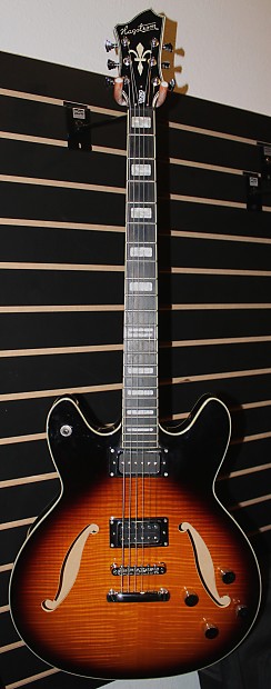 Hagstrom Viking Baritone 6 String Electric Guitar w/ case | Reverb