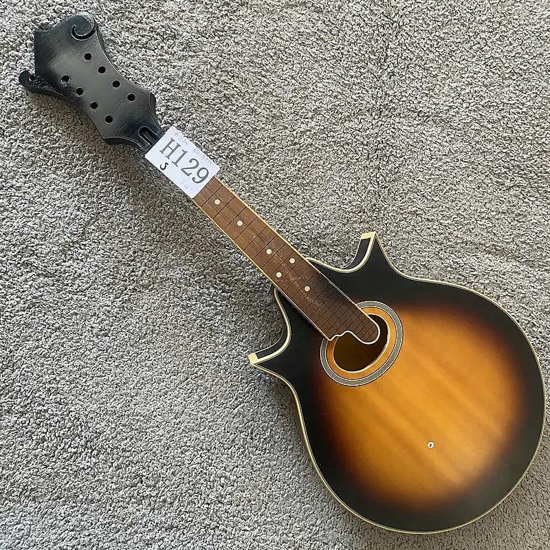 8 String Custom DIY Mandolin, Mahogany Neck, Double Cutaway | Reverb