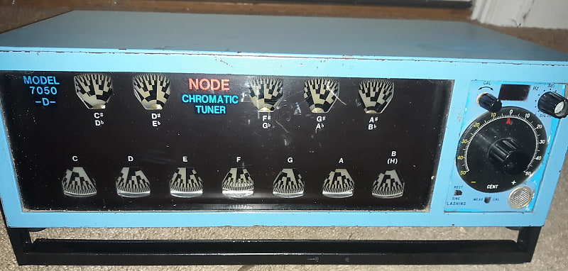 Peterson Node Strobe tuner model 7050 D 1992 - Blue / Black | Reverb
