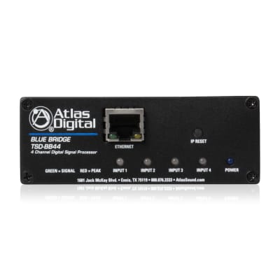 Atlas Sound TSD-BB44 BlueBridge 4 Input x 4 Output DSP Audio | Reverb