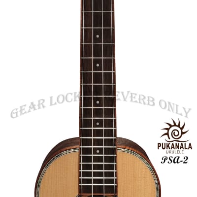 PukanaLa PSA2 classic series solid Spruce & Amara / spalted | Reverb