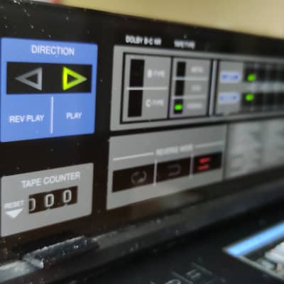 Aiwa AD-R450-C cassette deck - for parts - won't engage in | Reverb