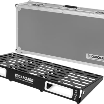 RockBoard QUAD 4.4 Pedalboard, 28.4" x 12.9" w/ Flight Case | Reverb