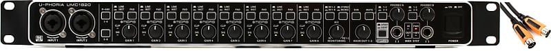 Behringer U-Phoria UMC1820 USB Audio Interface Bundle with | Reverb