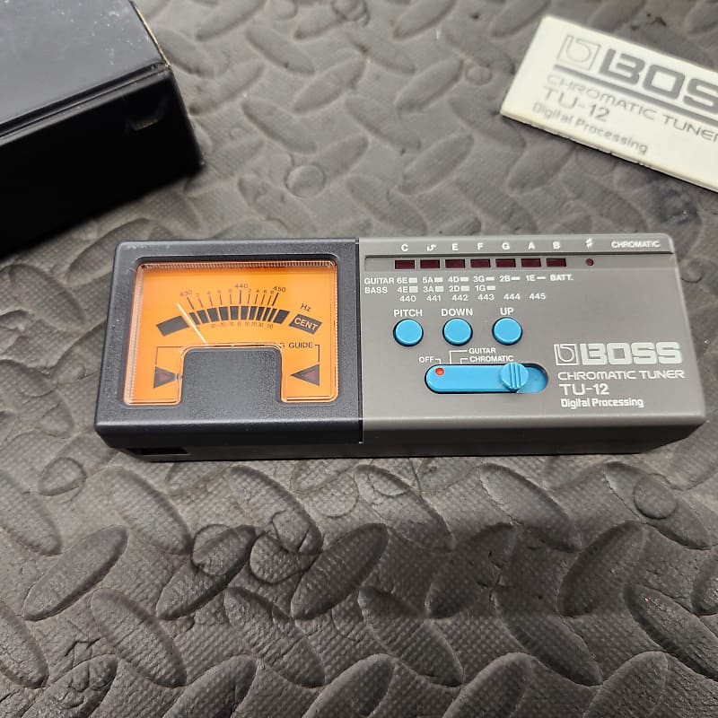 Boss TU12 vintage chromatic and guitar tuner | Reverb