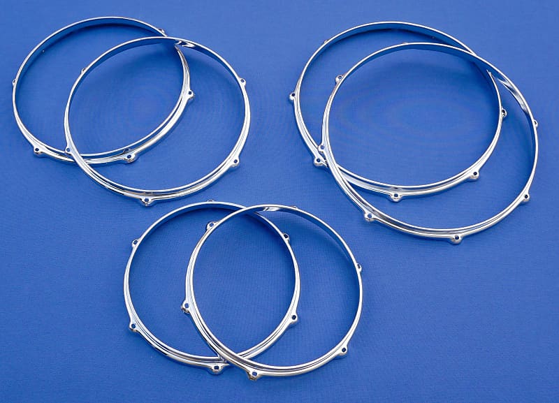 Yamaha Aluminium Power Hoops 10" + 12" + 14" 90s Maple Custom | Reverb