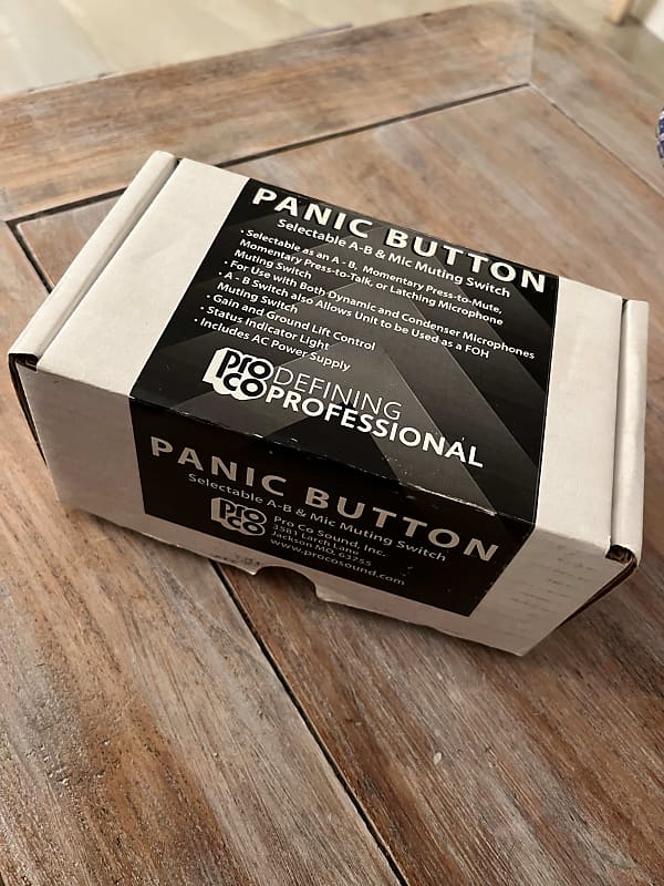 ProCo Pro Co Panic Button A/B + Mute Box 2010' | Reverb