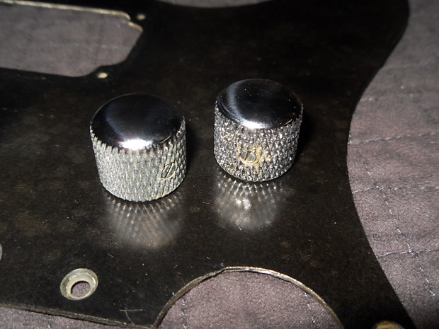 Rutter's Nocaster Telecaster Knobs Chrome | Reverb