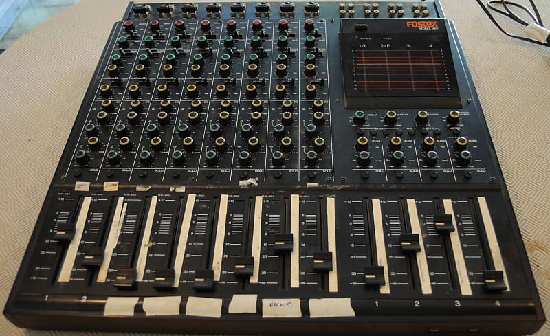 Fostex Model 450 8/4/2 Mixer 1980s - Black | Reverb UK