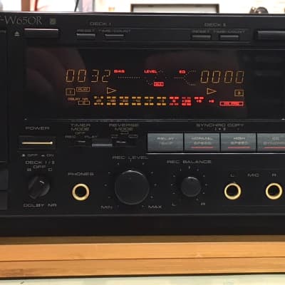 mint Pioneer CT-W650R dual cassette deck; fully restored by | Reverb