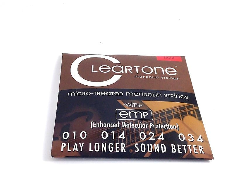 Cleartone Mandolin Strings EMP Coated Light .010-.034 | Reverb