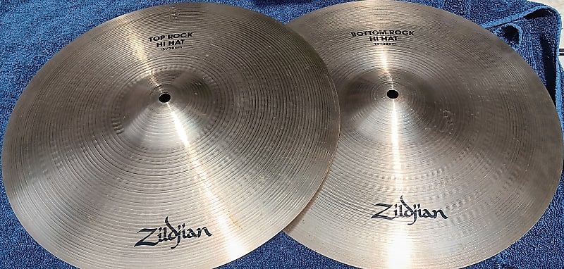 Video!!!! 15" A. Zildjian Rock Hi-Hat 1980s - 1627g/1724g | Reverb