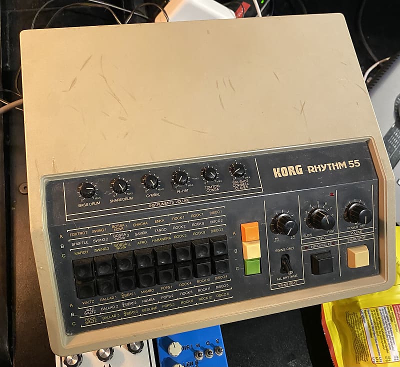 Korg KR-55 Rhythm 55 1970s - Cream | Reverb