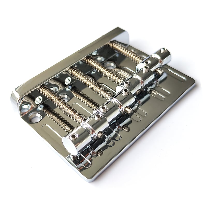 Bass Bridge for Fender Jazz / Precision Bass 19mm - Chrome | Reverb