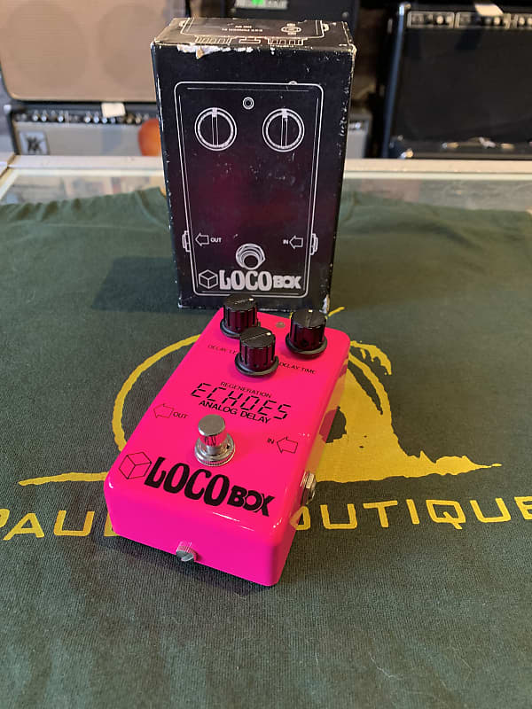 Loco Box Echoes Analog Delay 70s Pink | Reverb