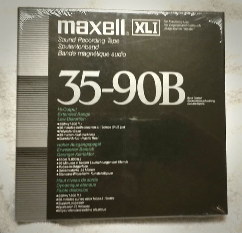 Maxell XLII 39-90B Reel Tape 1800ft. Sealed | Reverb