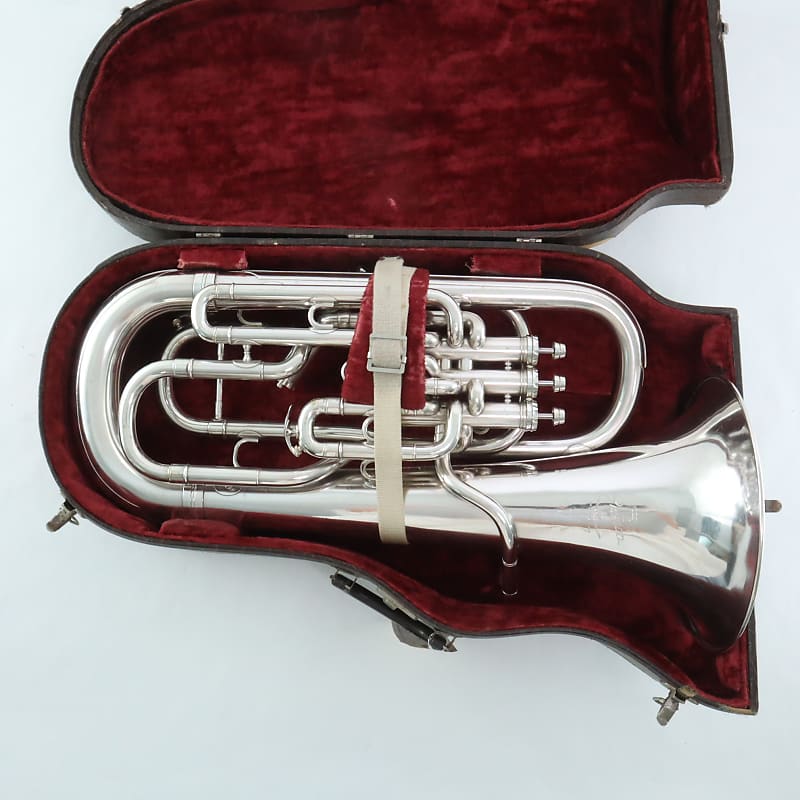 Besson Imperial Compensating Euphonium in Silver Plate SN | Reverb