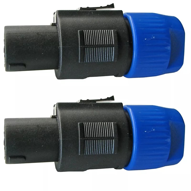 (2) 4P Pole Pin Conductor Speakon Compatible Pa Speaker Cable | Reverb