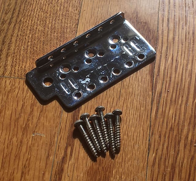 Vintage Unique Import Tremolo Strat Plate Natural Relic Solid | Reverb
