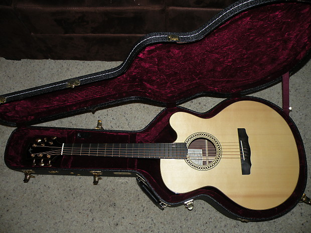 Brian Applegate Jumbo Acoustic Guitar European Spruce and | Reverb