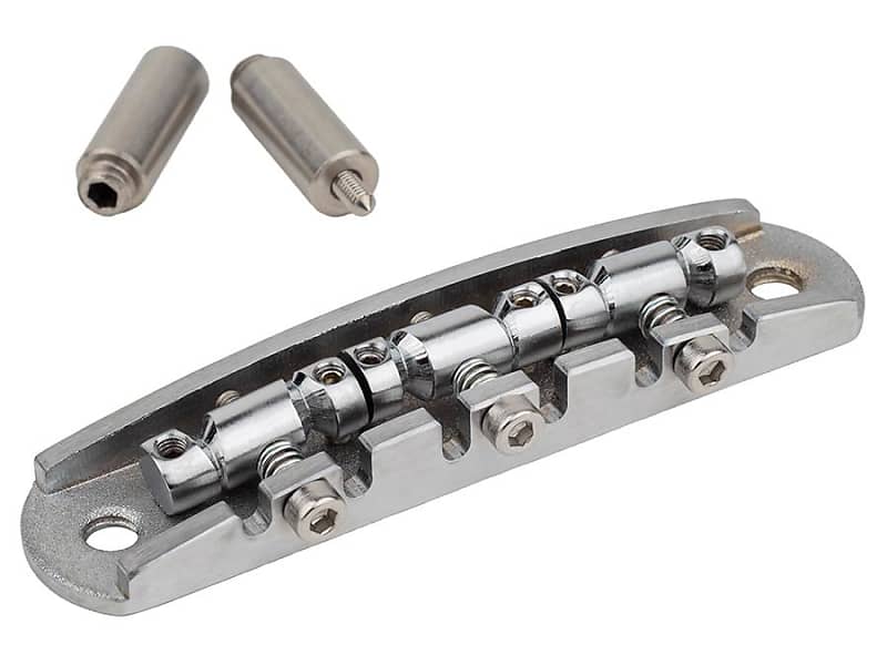 Halon JB-1133-22-A offset guitar bridge, imperial posts | Reverb