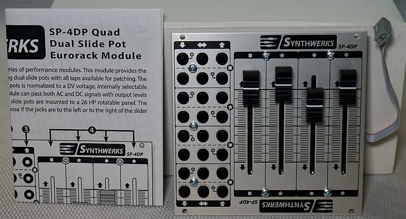 Synthwerks Sp-4DP Quad Dual Slide Pot Eurorack Module - Free | Reverb