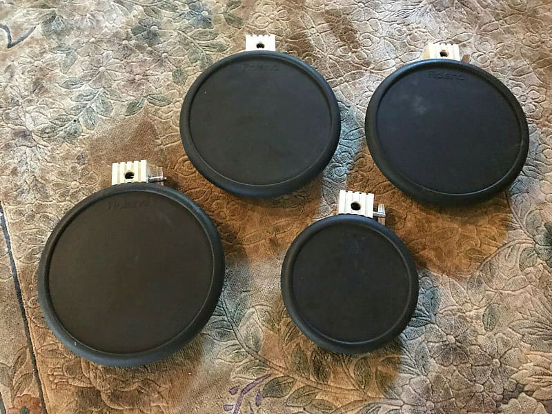 FOUR PACK Roland PD-9 electronic drum tom cymbal pad pd9 Dual | Reverb