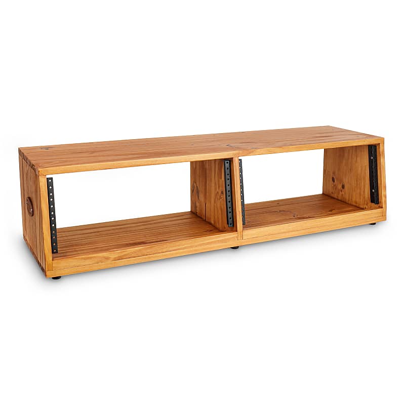 Sanctus Sound 4U Slanted Desktop Studio Rack Double-Bay in | Reverb