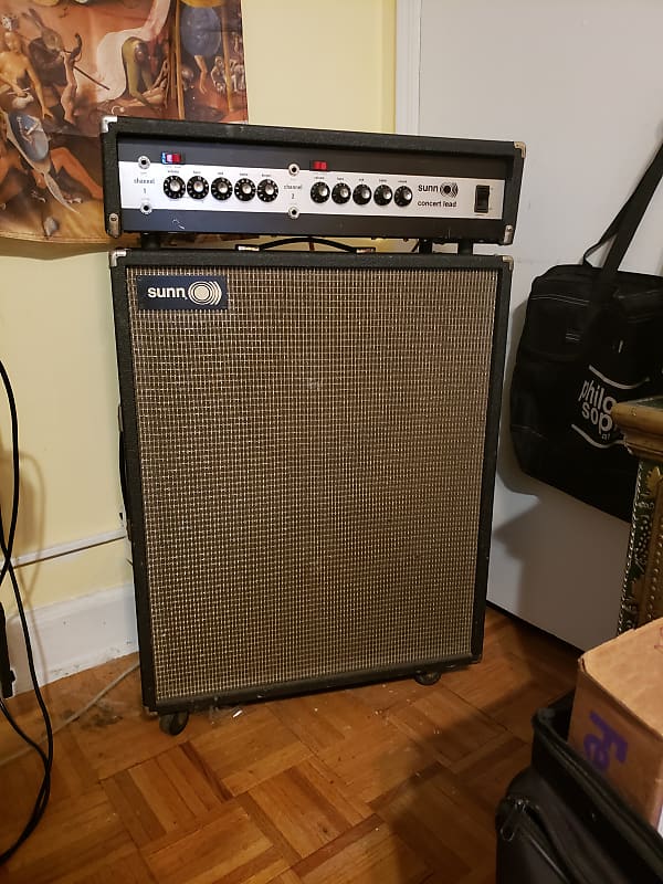 Sunn Sunn Concert Lead and Matching 2x12 With EVM 12Ls | Reverb