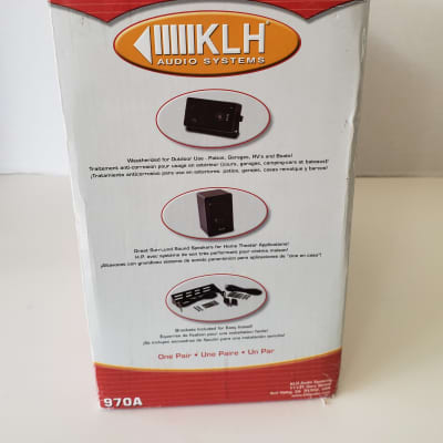 KLH Audio Systems Model 970A 3-Way Indoor/Outdoor Speakers w/ | Reverb