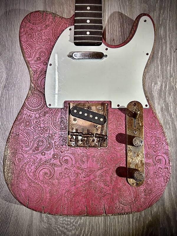 Pistols Crown Barncaster Tele GUITAR BODY ONLY PARTCASTER USA | Reverb