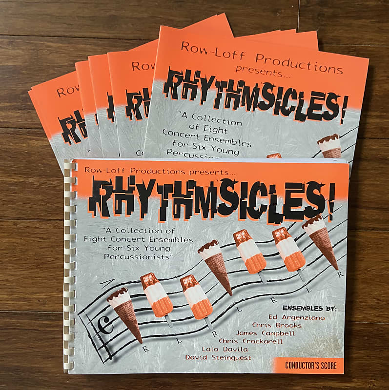 Row-Loff Rhythmsicles 8 Percussion Ensembles, 6-parts sheet | Reverb