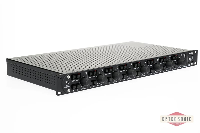 SPL P8 + ADC8 8-Channel Microphone Preamplifier and A/D | Reverb