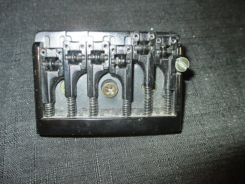 Schaller 3D-6 Roller Bridge Black Chrome | Reverb