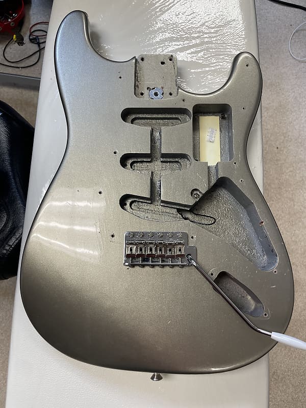 Fender Eric Clapton Stratocaster 1988 Body Refin Pewter | Reverb