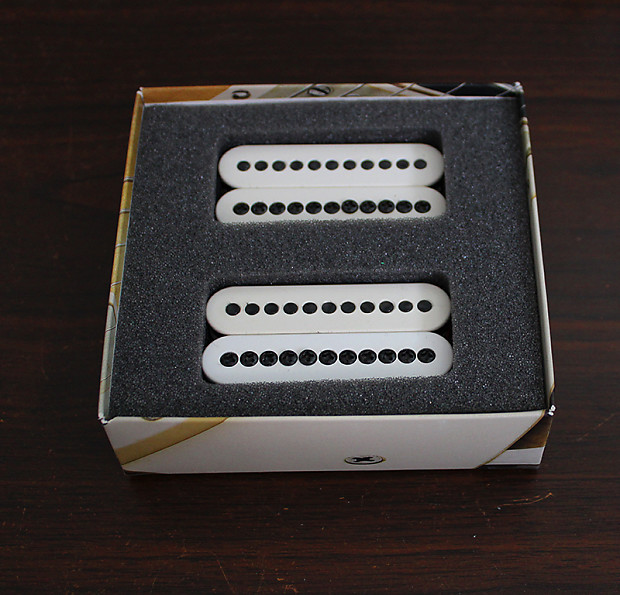 Carvin c-22 set 6 String Pickup Set white | Reverb