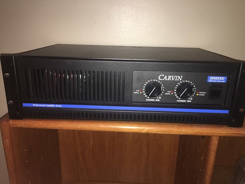 Carvin DCM2000 w/ Manual - Professional Power Amplifier, 2000 | Reverb