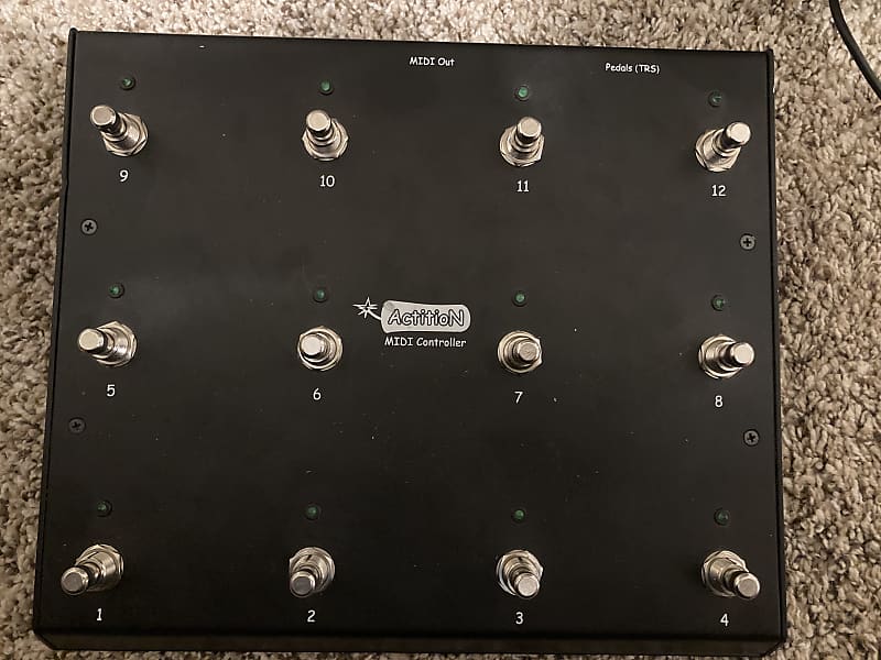 Actition 12 button USB MIDI foot controller | Reverb