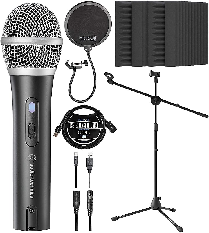 Audio-Technica ATR2100x-USB Dynamic Microphone Bundle with | Reverb
